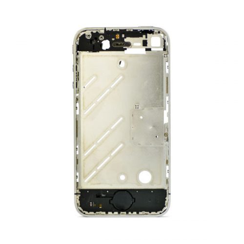 iPhone 4S Silver Plating Chrome Bezel Plate Frame Middle Mid Chassis ...