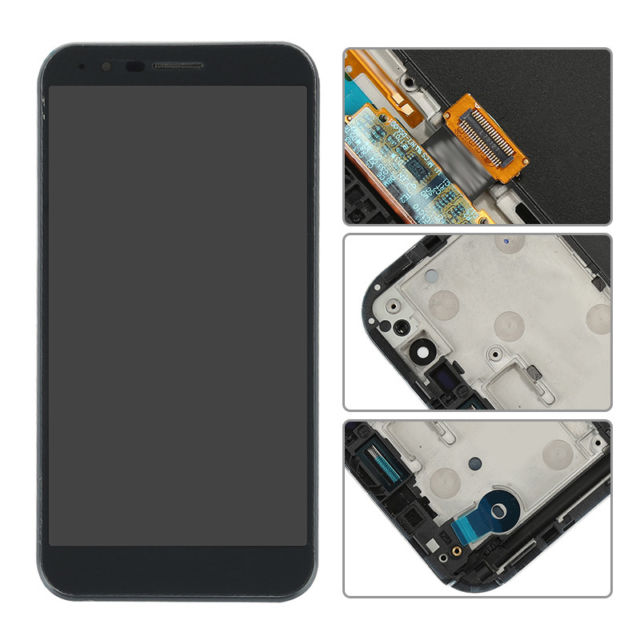 LG Stylo 3 LCD Screen and Digitizer Assembly with Frame - Black ...
