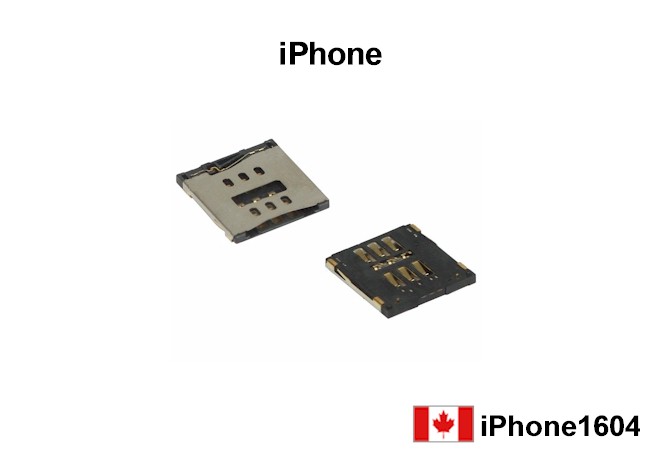 iPhone 5 Sim Card Reader + Connector Slot - Canadian Cell Parts Inc.