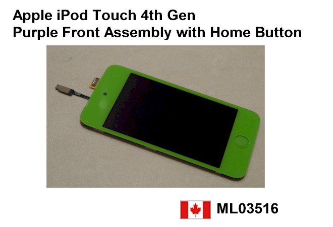 iPod Touch 4th Gen LCD Screen and Digitizer Assembly with Home Button ...
