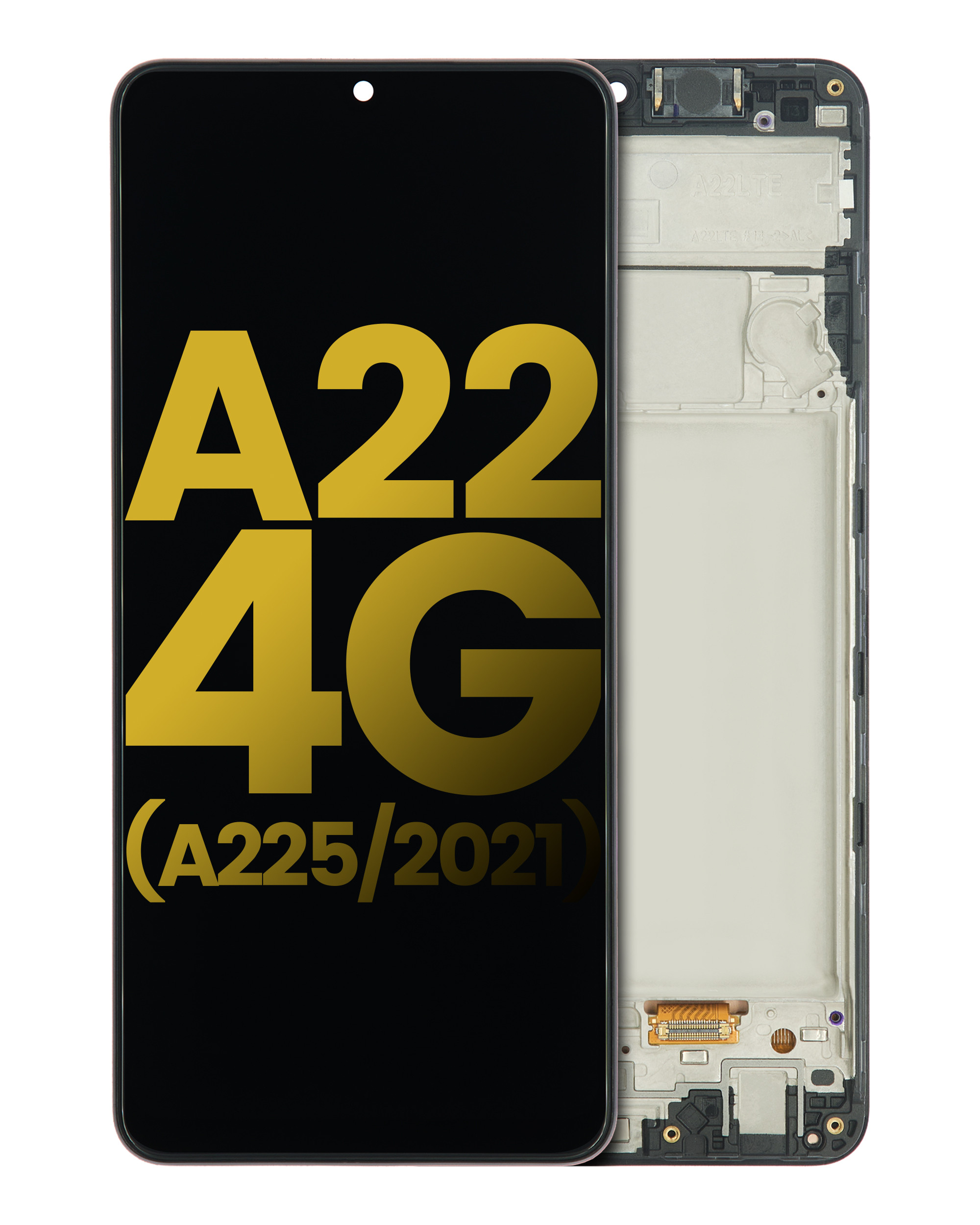 Samsung Galaxy A22 4G LCD Assembly with Frame - Canadian Cell Parts Inc.