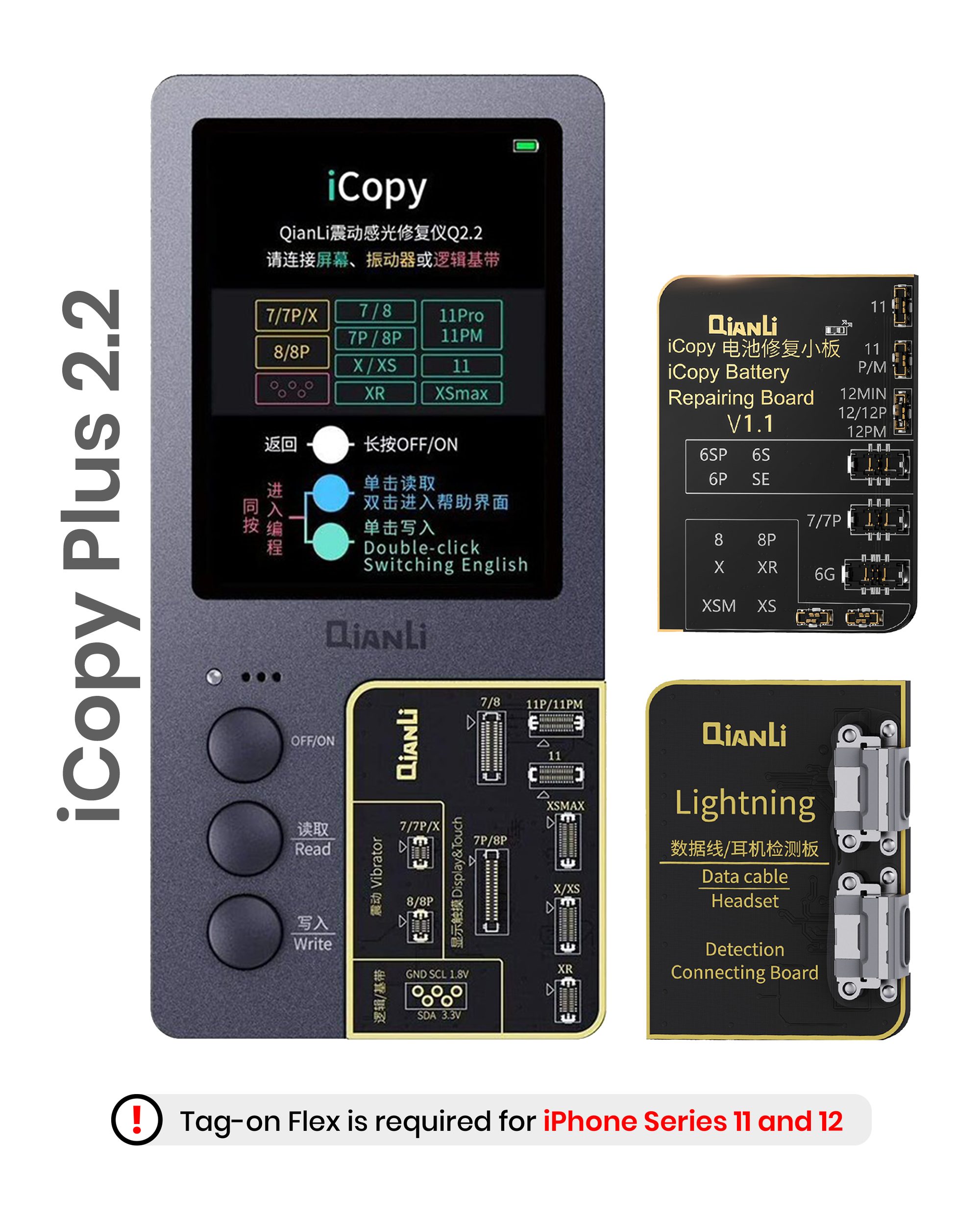 iCopy Plus 2.2+ True Tone / Battery Data / Vibrator / EEPROM Programmer ...