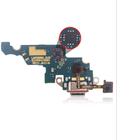 LG VELVET 5G Charging Port with PCB ( North America Version ) -