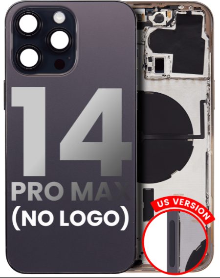 iPhone 14 Pro Max Back Housing W/ Small Pre-Installed