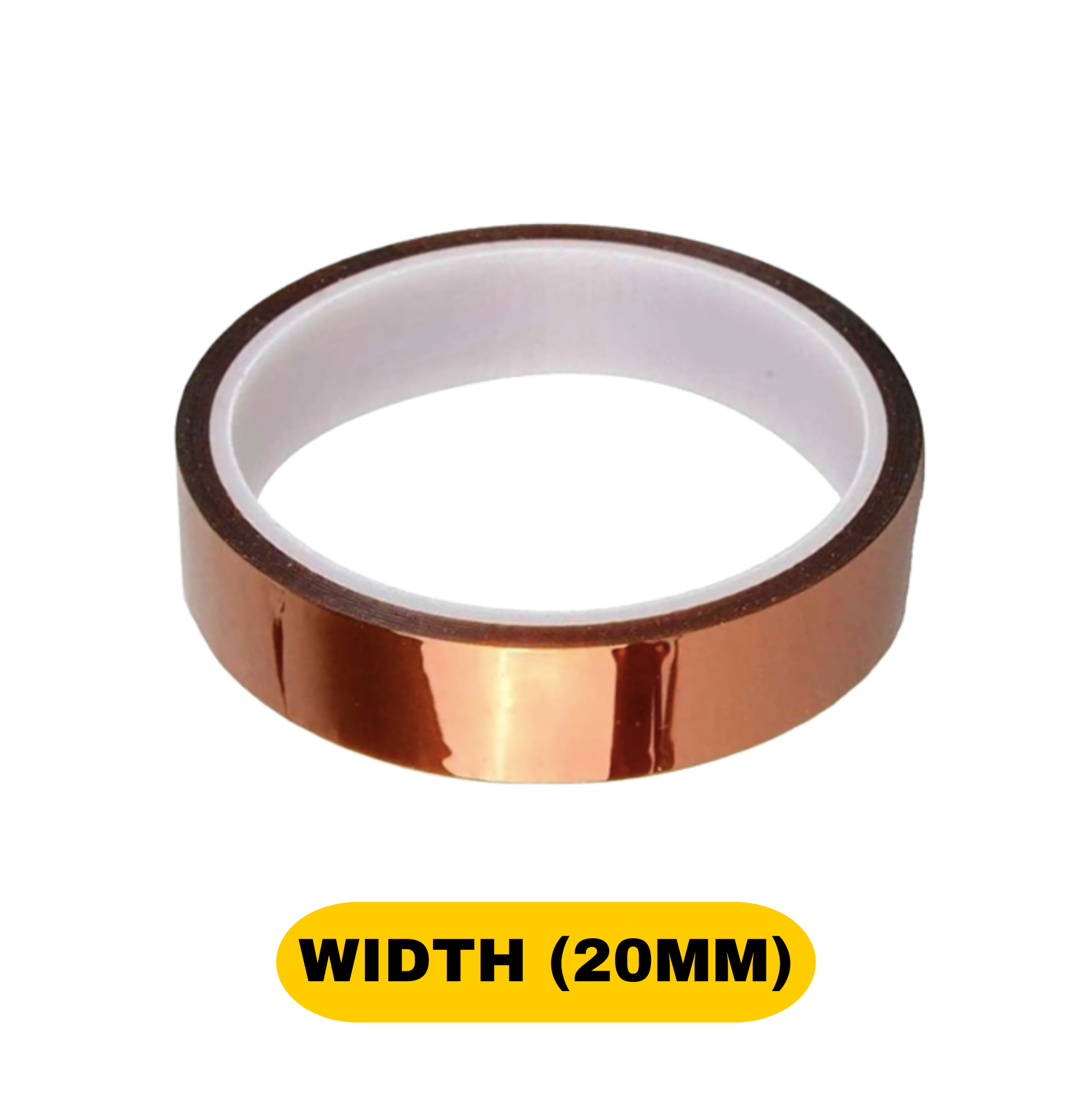 Heat Resistant Kapton Tape 20 mm × 22 m
